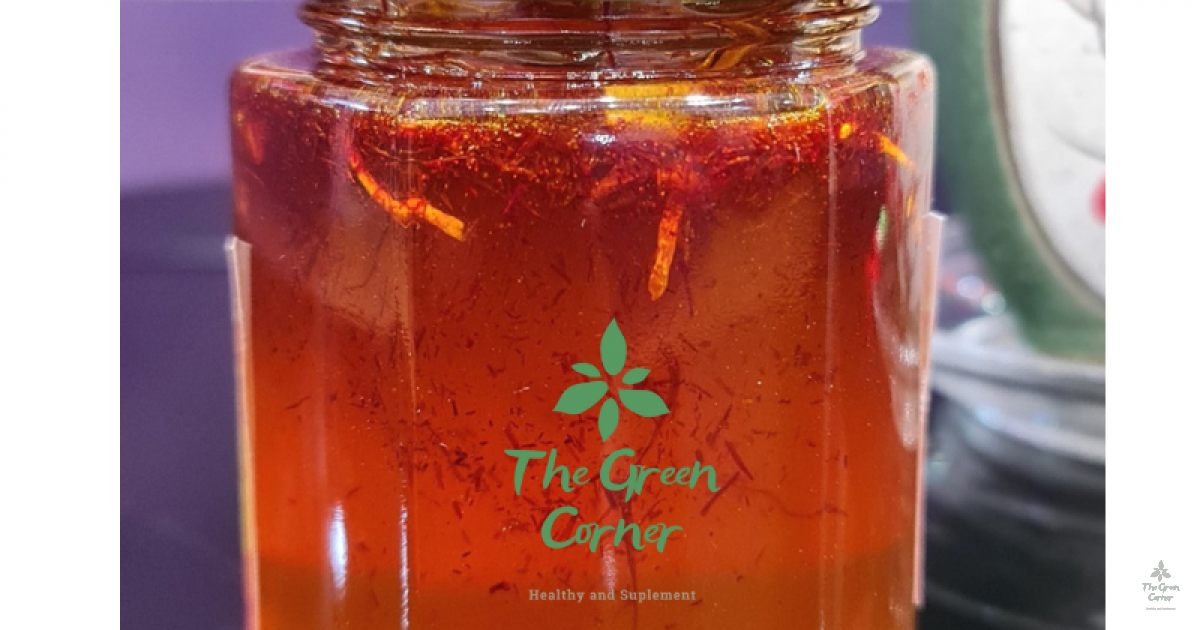 The Green Corner - Mật ong ngâm Saffaron và đông trùng hạ thảo - 280 ML (copied)